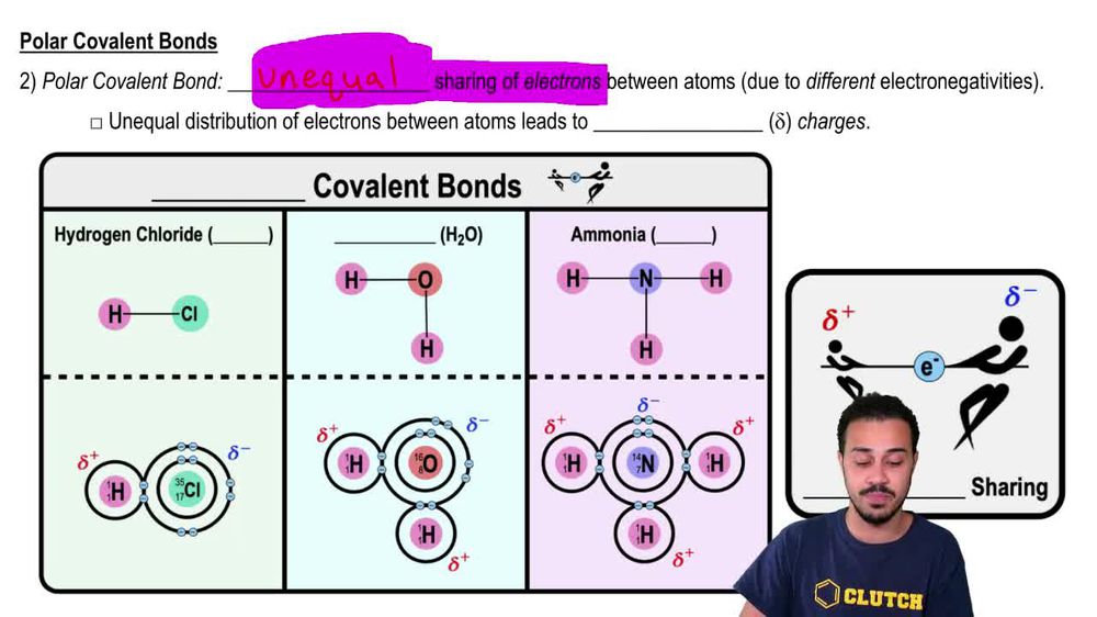 A covalent bond is likely to be polar if __________. | Pearson+ Channels