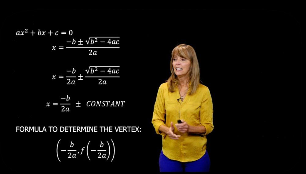 Formula to Find the Vertex of a Parabola | Pearson+ Channels