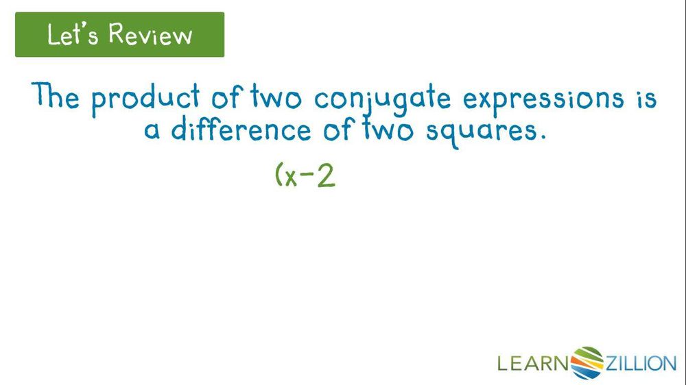 Factoring The Difference Of Two Squares Ex 2 Pearson Channels