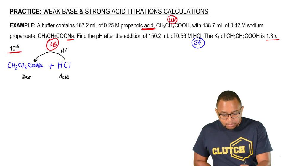 General Chemistry | Strong Acid & Weak Base Titration | Pearson+ Channels