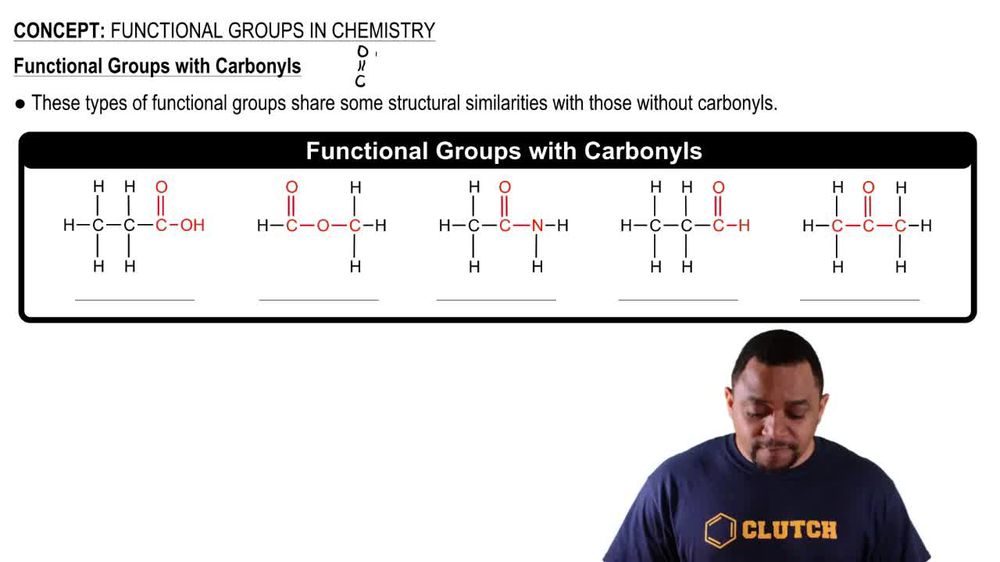 Functional Groups Organic Chemistry | Pearson+ Channels