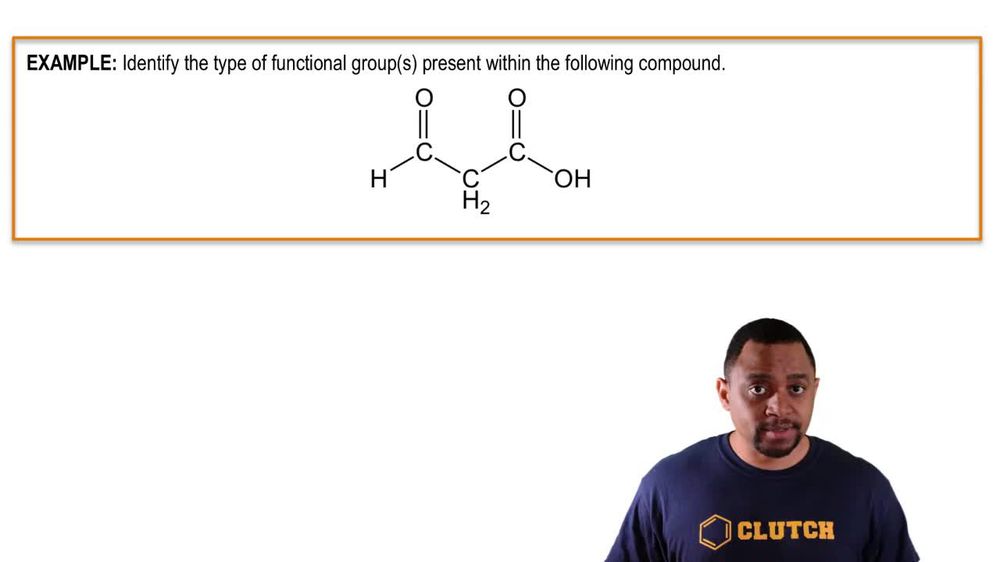 Functional Groups Organic Chemistry | Pearson+ Channels