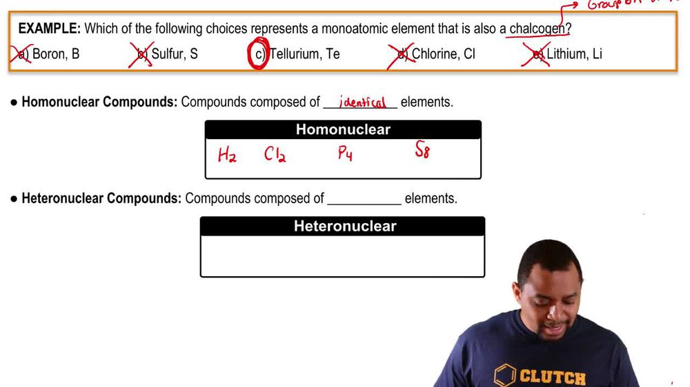 Periodic Table: Elemental Forms | Pearson+ Channels