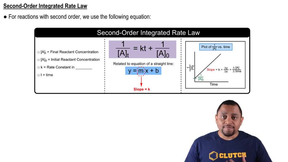 Integrated Rate Law Example 2 | Pearson+ Channels