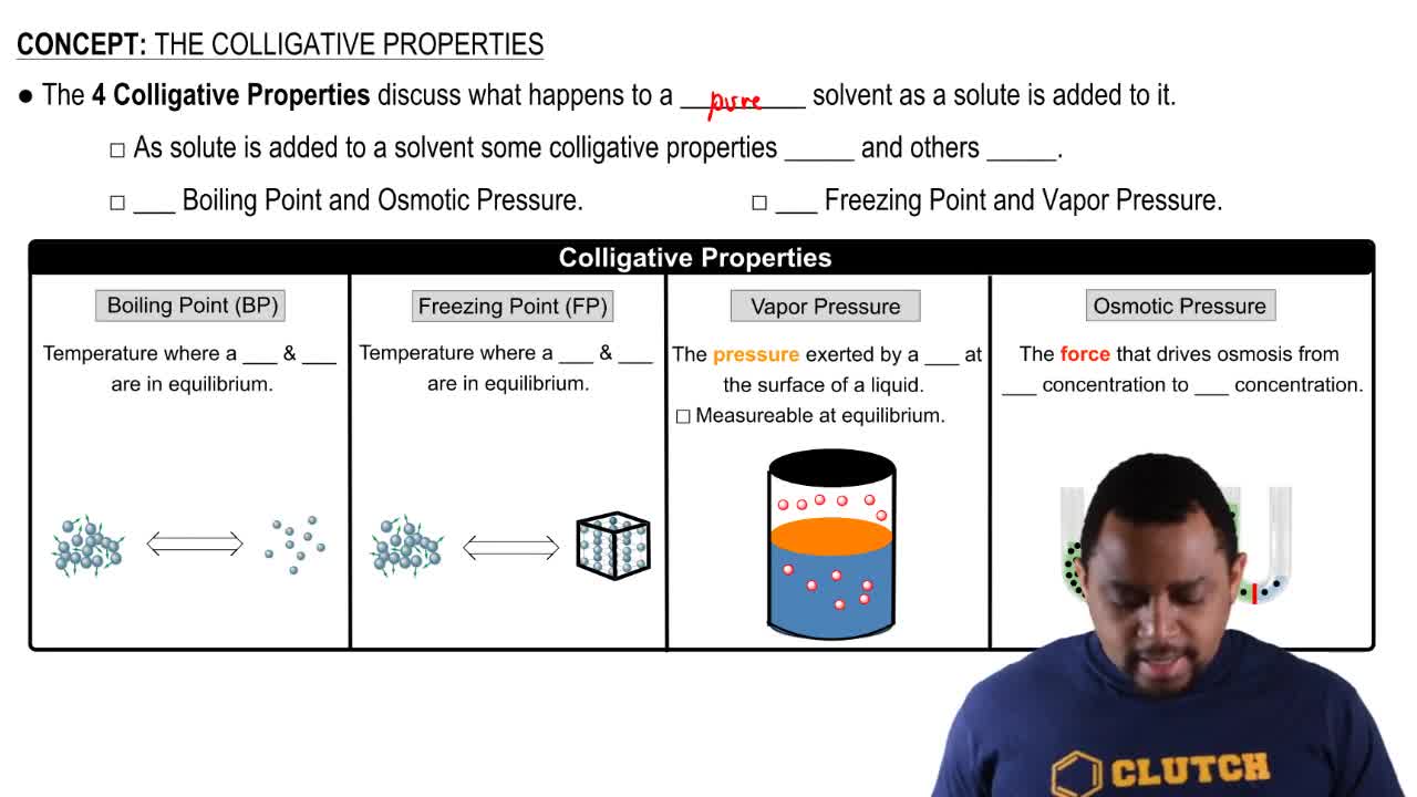 The Colligative Properties Example 1 | Pearson+ Channels