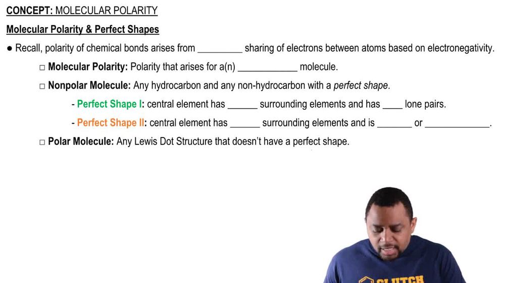 Molecular Polarity Example 1 | Pearson+ Channels