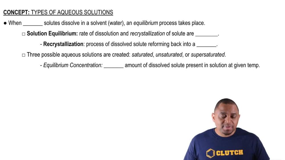 Types of Aqueous Solutions Example 1 | Pearson+ Channels