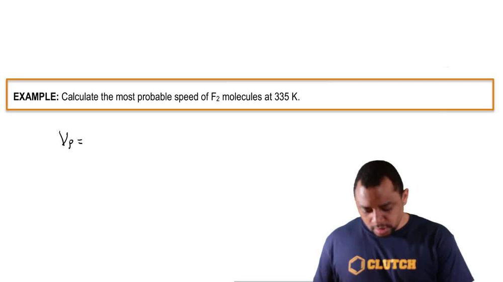 Maxwell-Boltzmann Distribution Example 1 | Pearson+ Channels