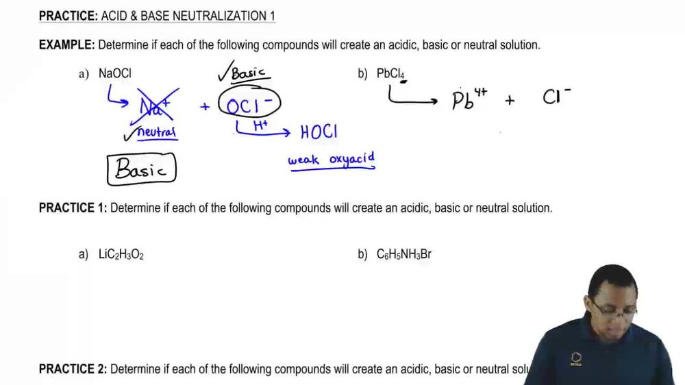 Determine the pH of a 0.55 M NaCN solution. The Ka of hydrocyanic ...
