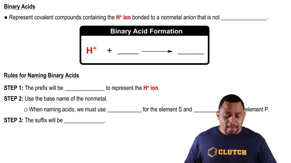 Write the formula for the following compound:Cyanic acid | Pearson+ ...