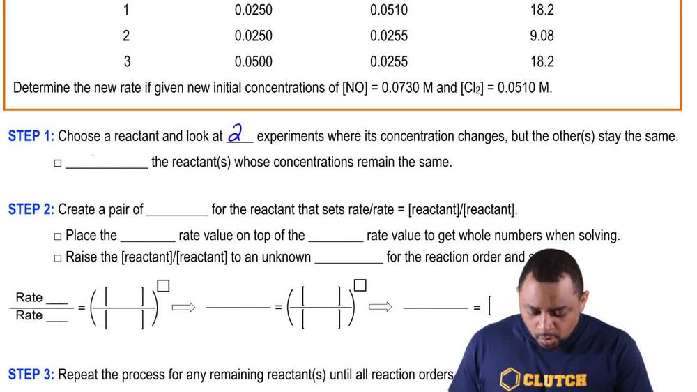 Kinetics Rate Laws | Pearson+ Channels