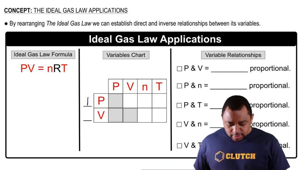 The Ideal Gas Law Applications | Pearson+ Channels