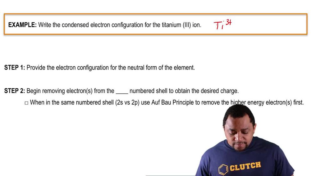 Electron Configuration for Ti , Ti3+, and Ti4+ (Titanium and Tit ...