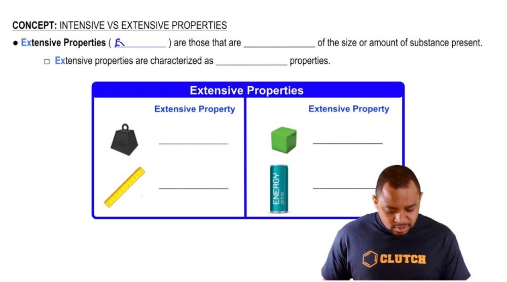 Intensive vs. Extensive Properties Example 1 | Pearson+ Channels