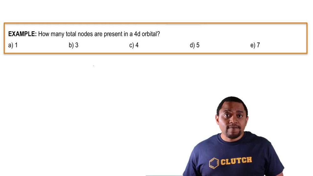 How To Determine Number Of Angular Nodes Radial Nodes And Total