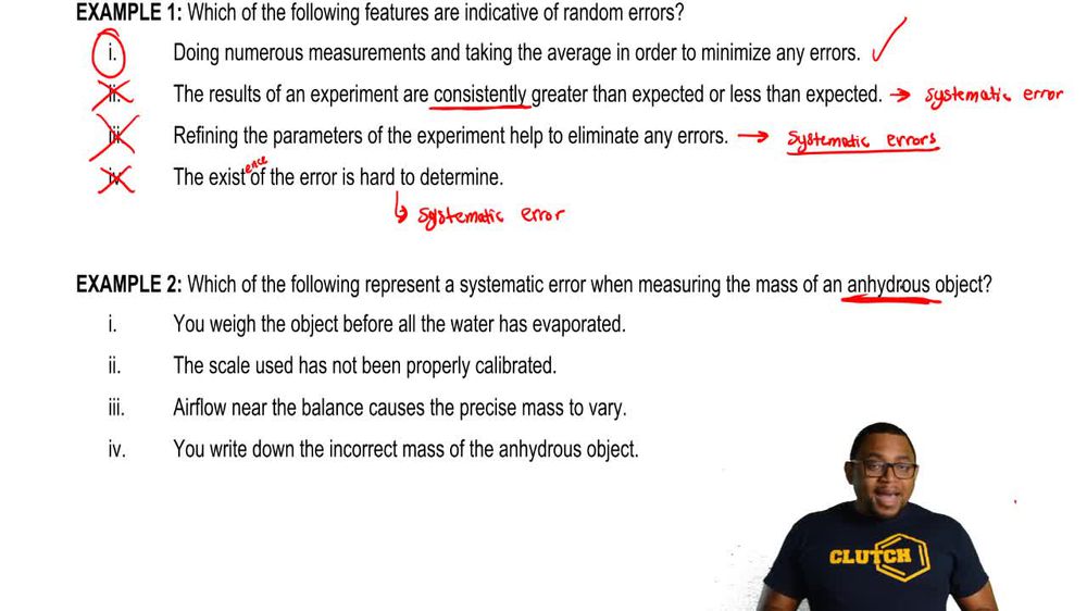Random Errors | Pearson+ Channels
