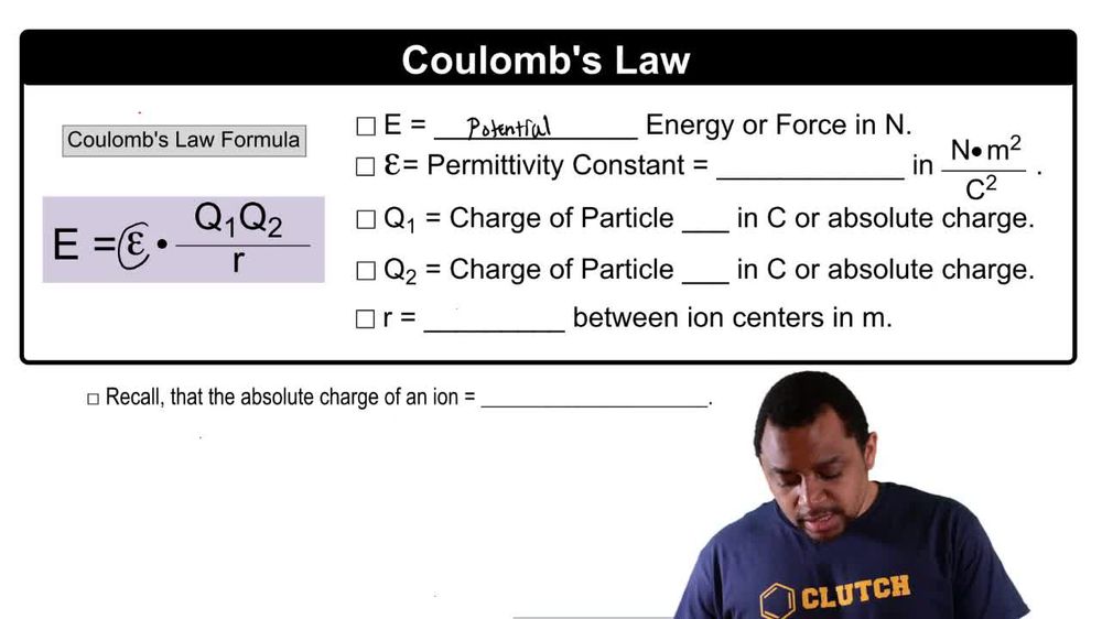Coulomb's Law Concept 2 | Pearson+ Channels