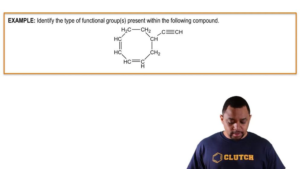 Functional Groups Organic Chemistry | Pearson+ Channels