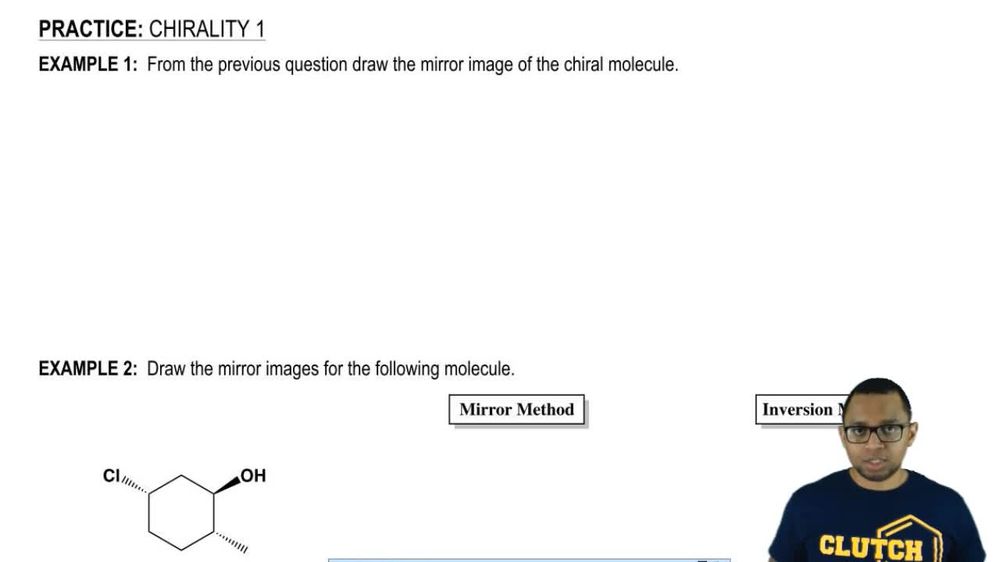 50: Finding chiral carbons in organic molecules | Pearson+ Channels