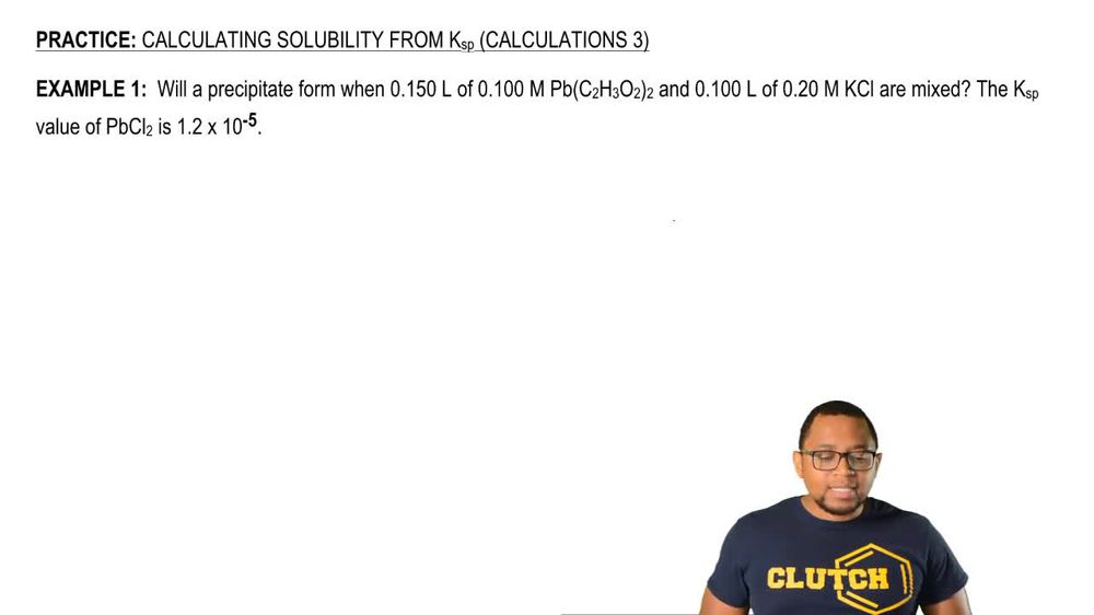 Use the values of Ksp in Appendix C to calculate the molar solubi... | Pearson+ Channels