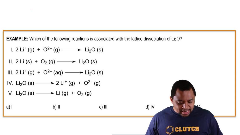 The lattice energy for ionic crystals decreases as the charge of ...