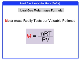 The Ideal Gas Law: Molar Mass Video Tutorial & Practice | Pearson+ Channels