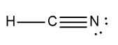 Determine the Lewis Dot Structure for hydrocyanic acid:HCN | Pearson+ ...