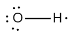 Draw the Lewis Dot Structure for the radical hydroxide, OH. | Pearson+ ...