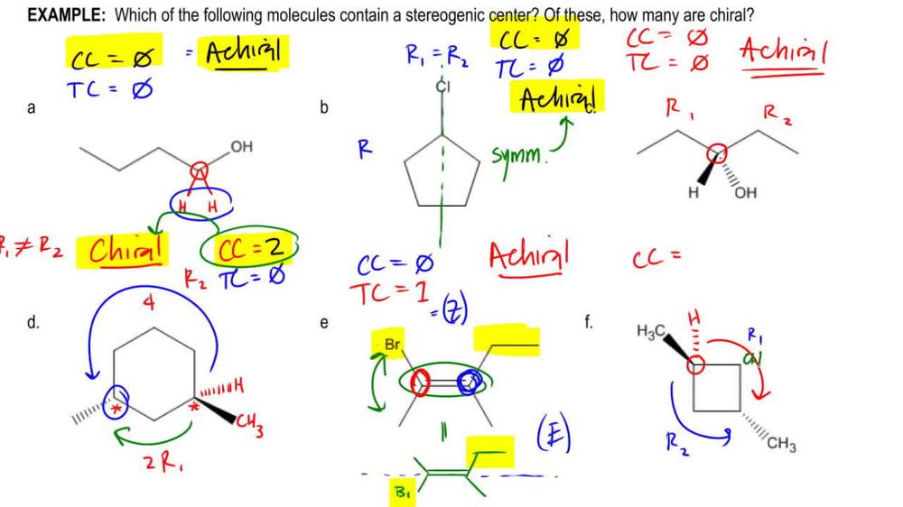 Determining Chirality using Stereocenter | Pearson+ Channels
