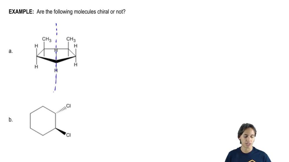 Determining Chirality with Plane of Symmetry | Pearson+ Channels