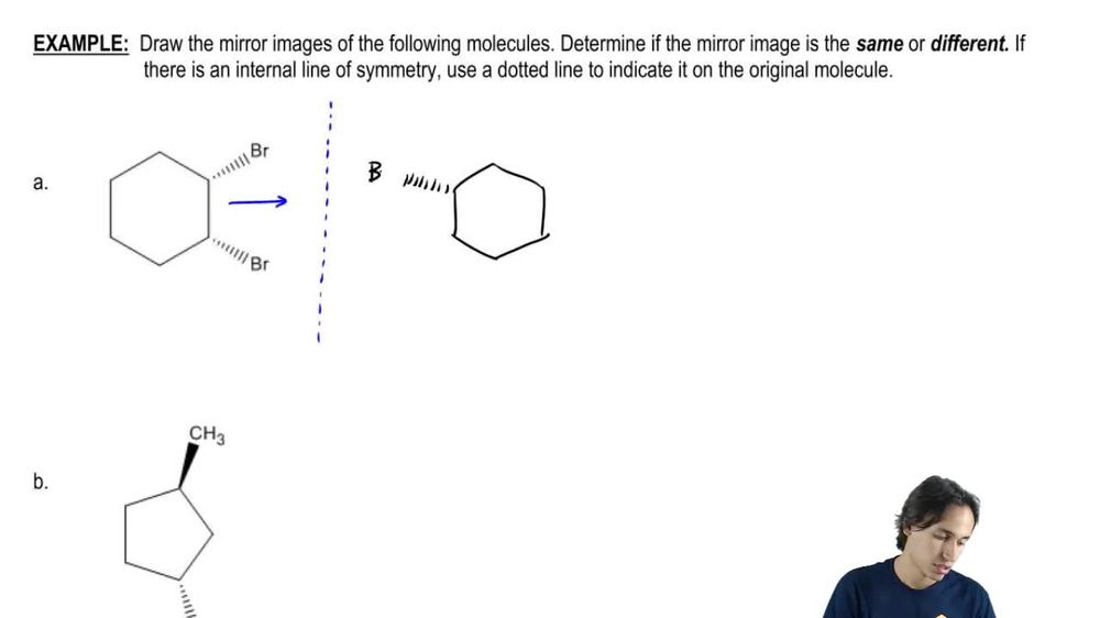 Drawing Mirror Images and Determining Chirality | Pearson+ Channels