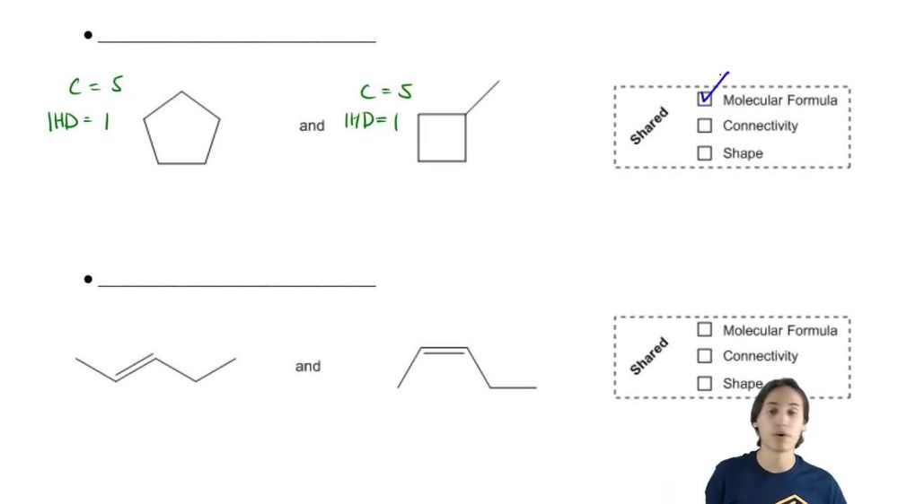 Determining when molecules are conformers. | Pearson+ Channels