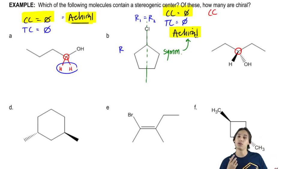 Determining Chirality using Stereocenter | Pearson+ Channels