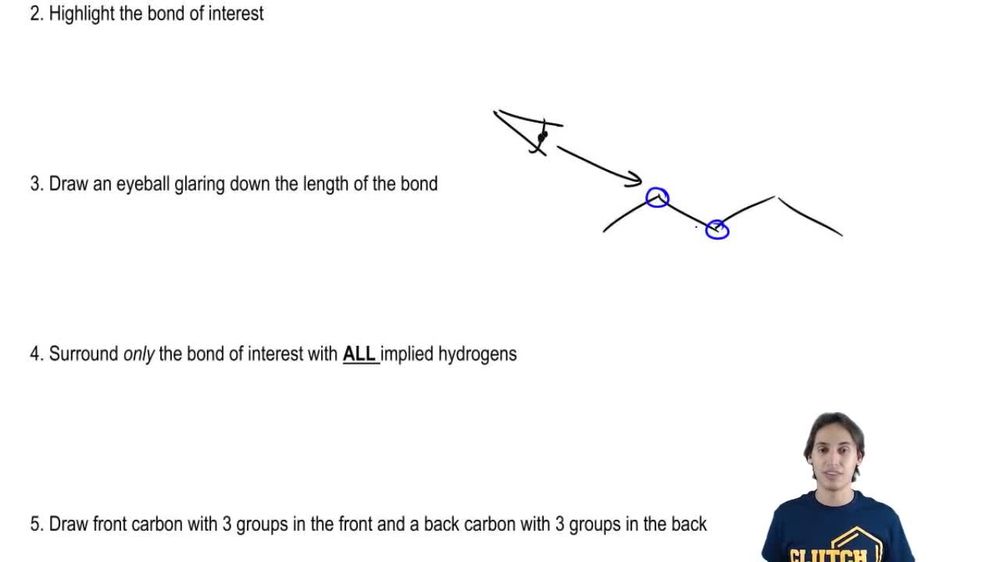 Step 1 to Drawing Newman Projections | Pearson+ Channels