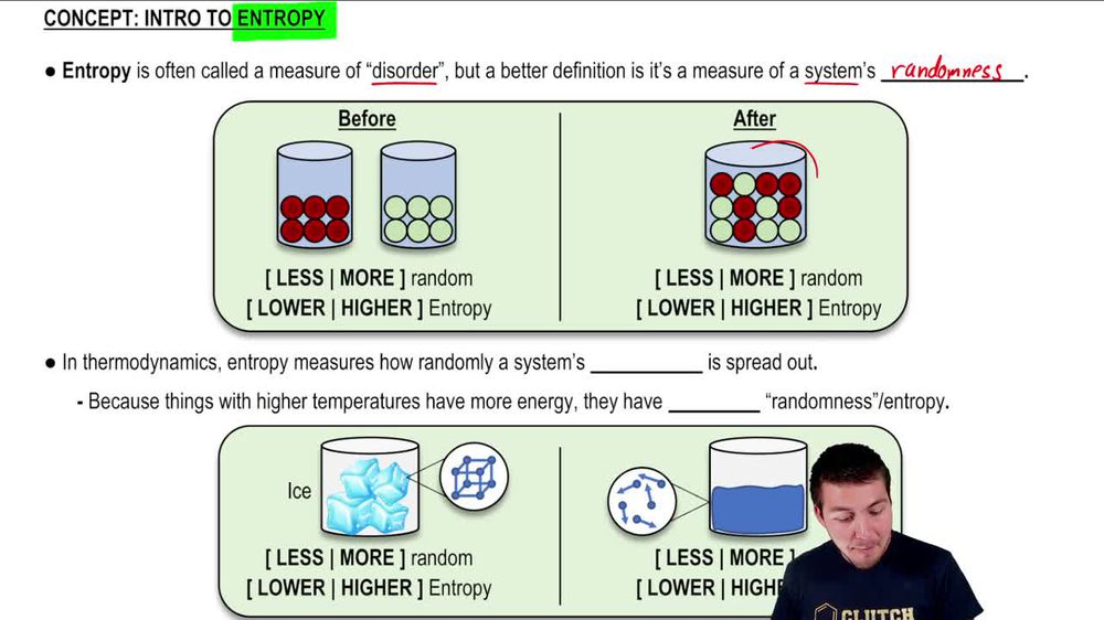 17.2 - Entropy & The Second Law of Thermodynamics | Pearson+ Channels