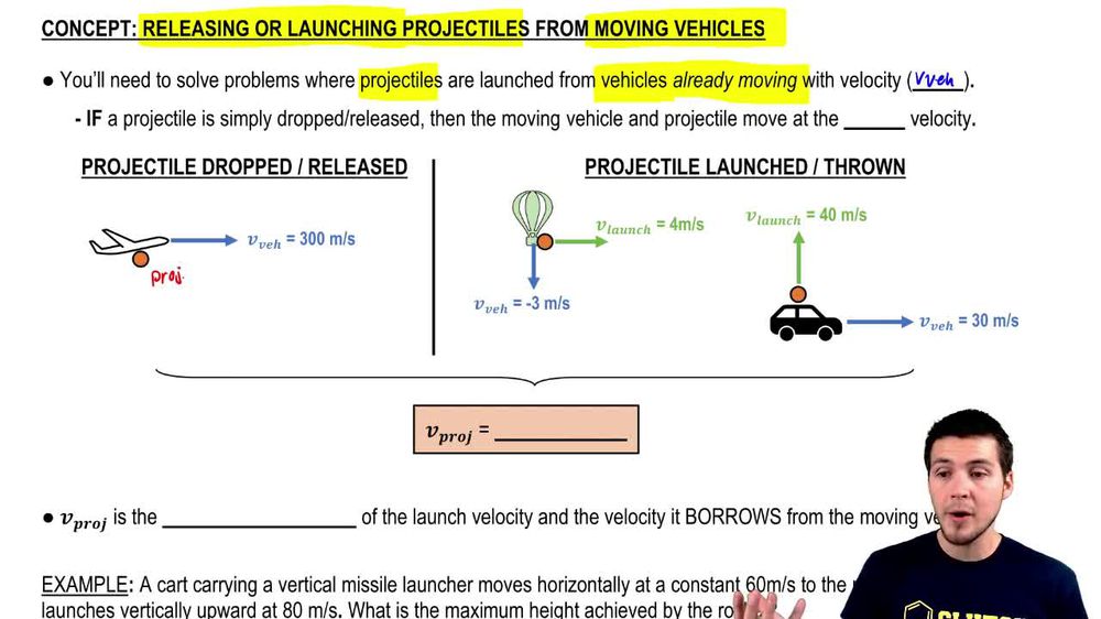 Intro to Projectile Motion: Horizontal Launch Video Tutorial & Practice | Pearson+ Channels