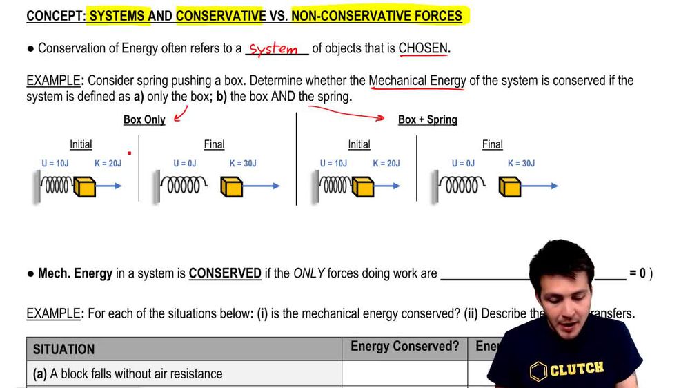 Quick proof of conservation of energy. | Pearson+ Channels