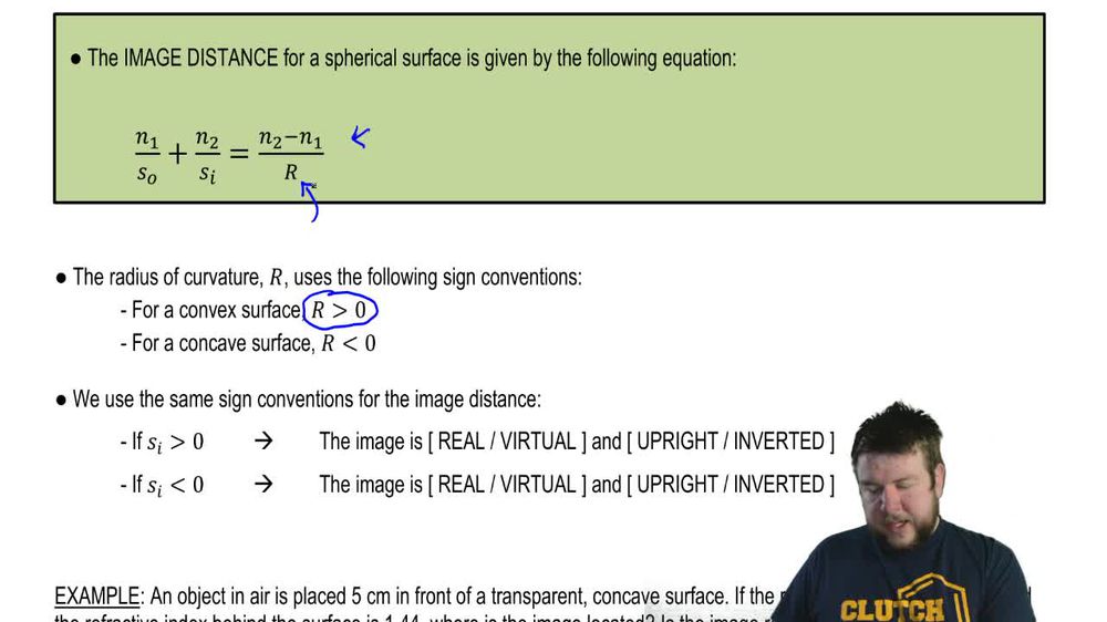 REFRACTION AT SPHERICAL SURFACE _ PART 01 | Pearson+ Channels