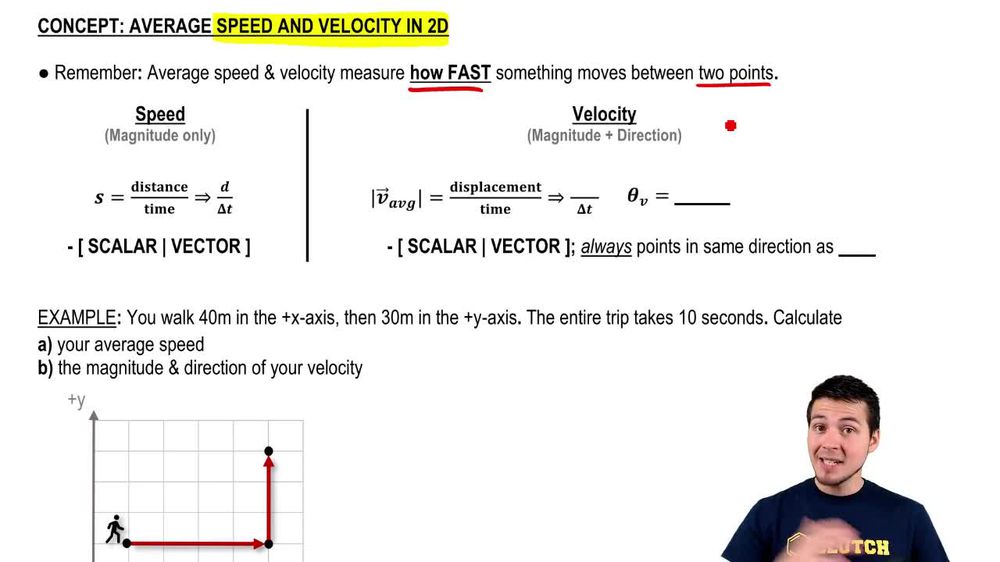 Anderson Video - 2D Motion and Speed | Pearson+ Channels