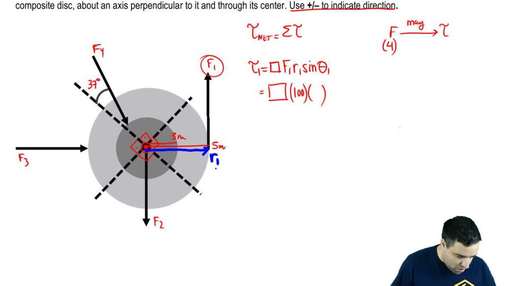Torque On a Pulley Example | Pearson+ Channels