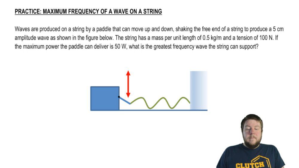 AP Physics 2: Waves 3: Speed of Transverse Waves in a String | Pearson+ Channels