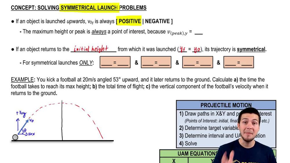 Intro to Projectile Motion: Horizontal Launch Video Tutorial & Practice ...