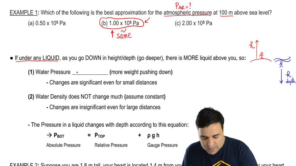 Introduction To Pressure Fluids Physics Practice Problems