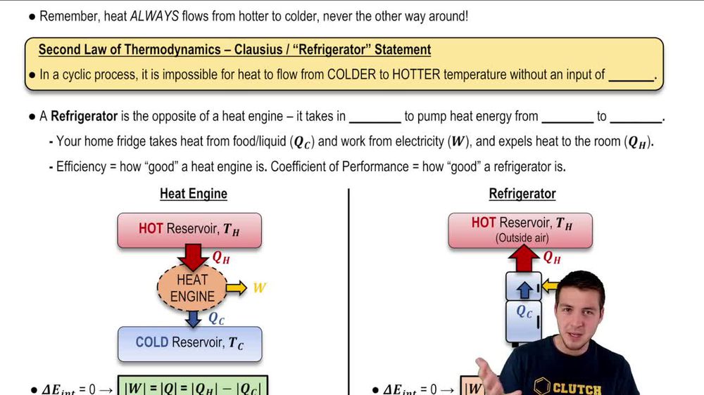 Thermodynamics - 6-4 Refrigerators and Heat Pumps - another examp ...