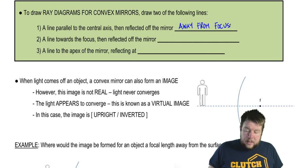 Ray Tracing for Concave and Convex Mirrors | Pearson+ Channels