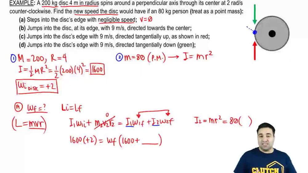 Merry-Go-Round - Conservation of Angular Momentum Problem | Pearson+ ...