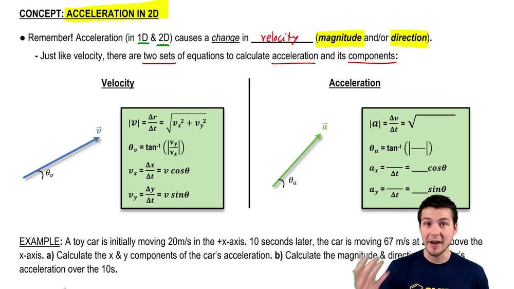 2D Acceleration | Pearson+ Channels