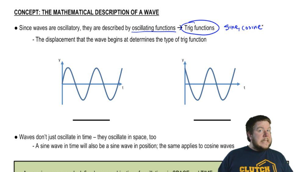 Physics - Mechanics: Mechanical Waves (9 of 21) The Wave Equation | Pearson+ Channels