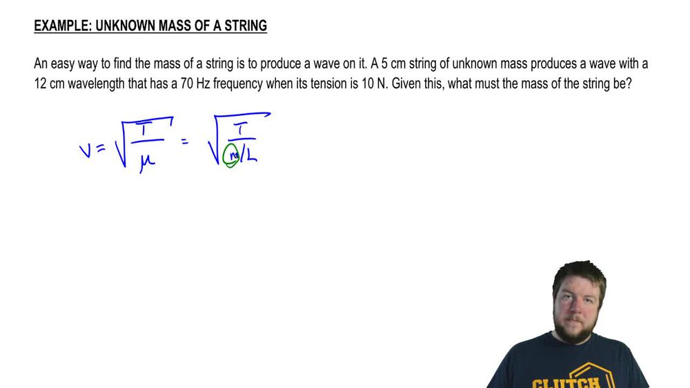 Wave motion | derivation for velocity of transverse wave on sting ...