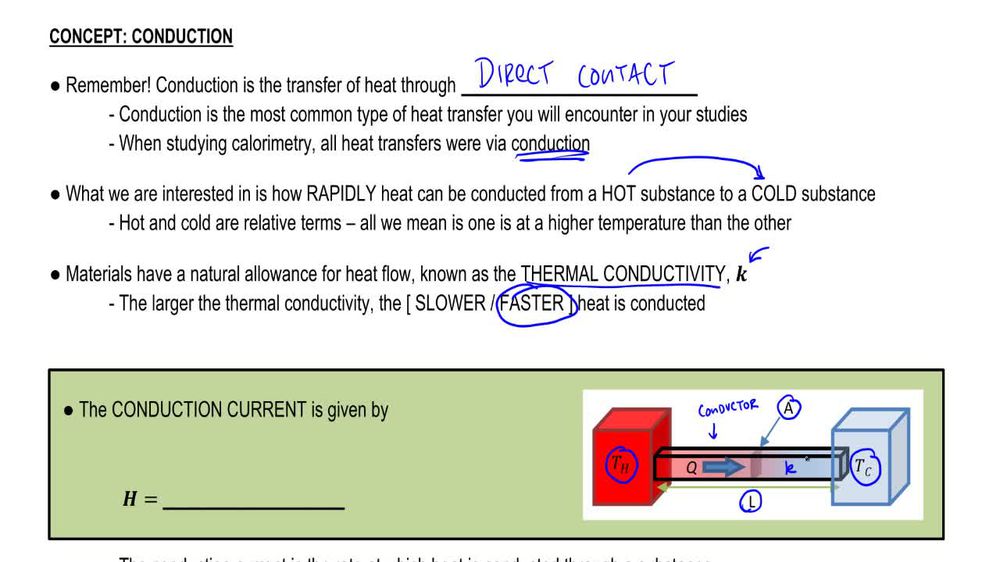Heat Transfer L1 p4 - Conduction Rate Equation - Fourier's Law ...